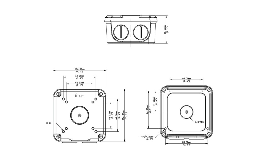 Bullet Camera Junction Box Gyration